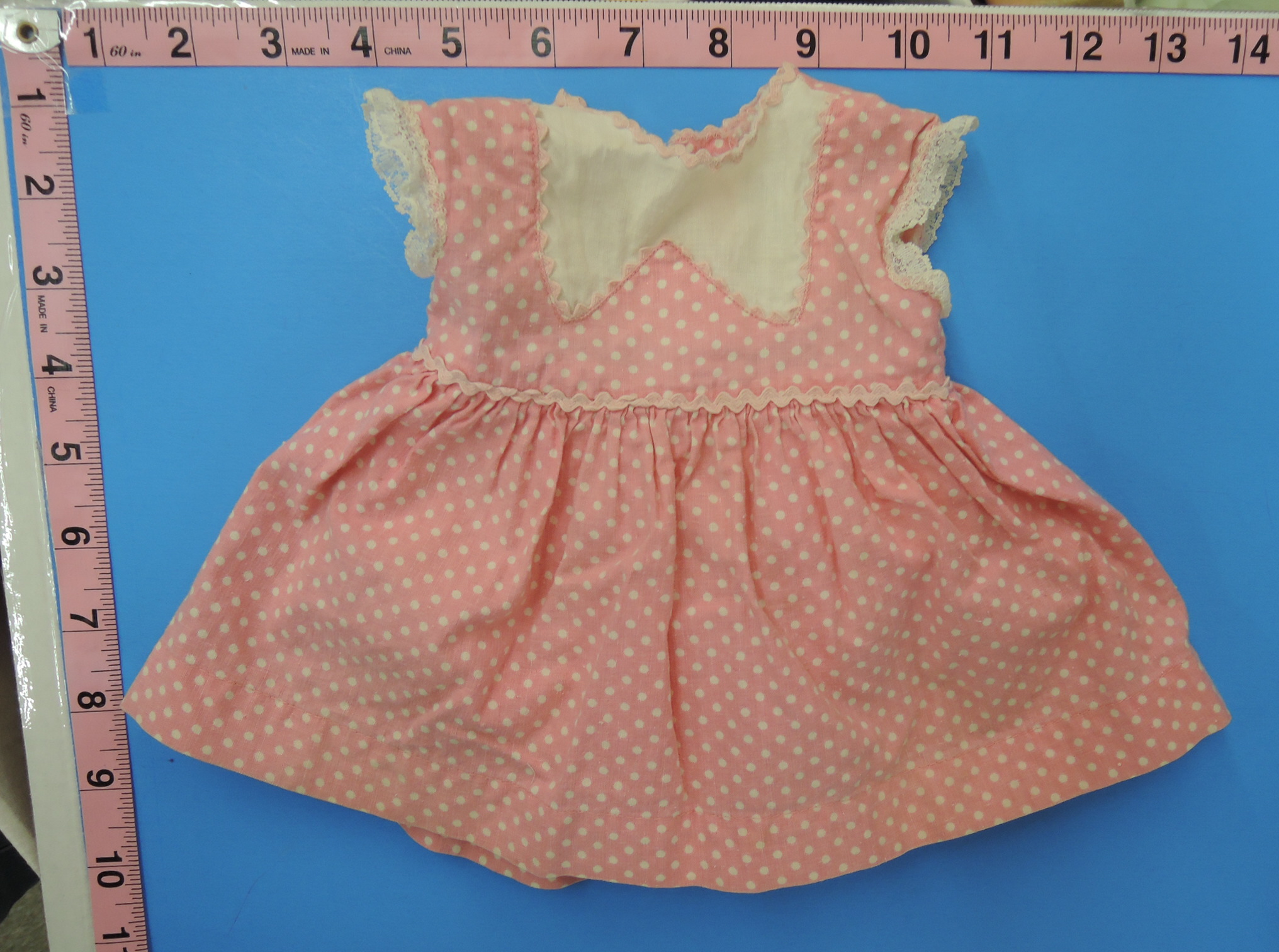 DC1033 Pink Polka Dot Dress CLOTHING Infant To Child Clothing For dc1033-pink-polka-dot-dress-clothing-infant-to-child-clothing-for